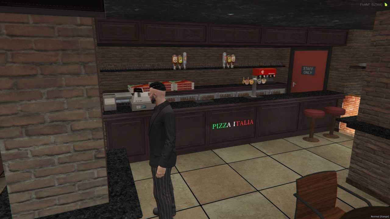 FiveM Pizza Italia Restaurant MLO - Fivem mods