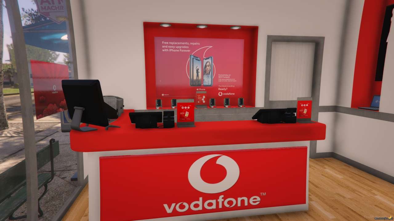 FiveM Vodafon Shop MLO - Fivem mods