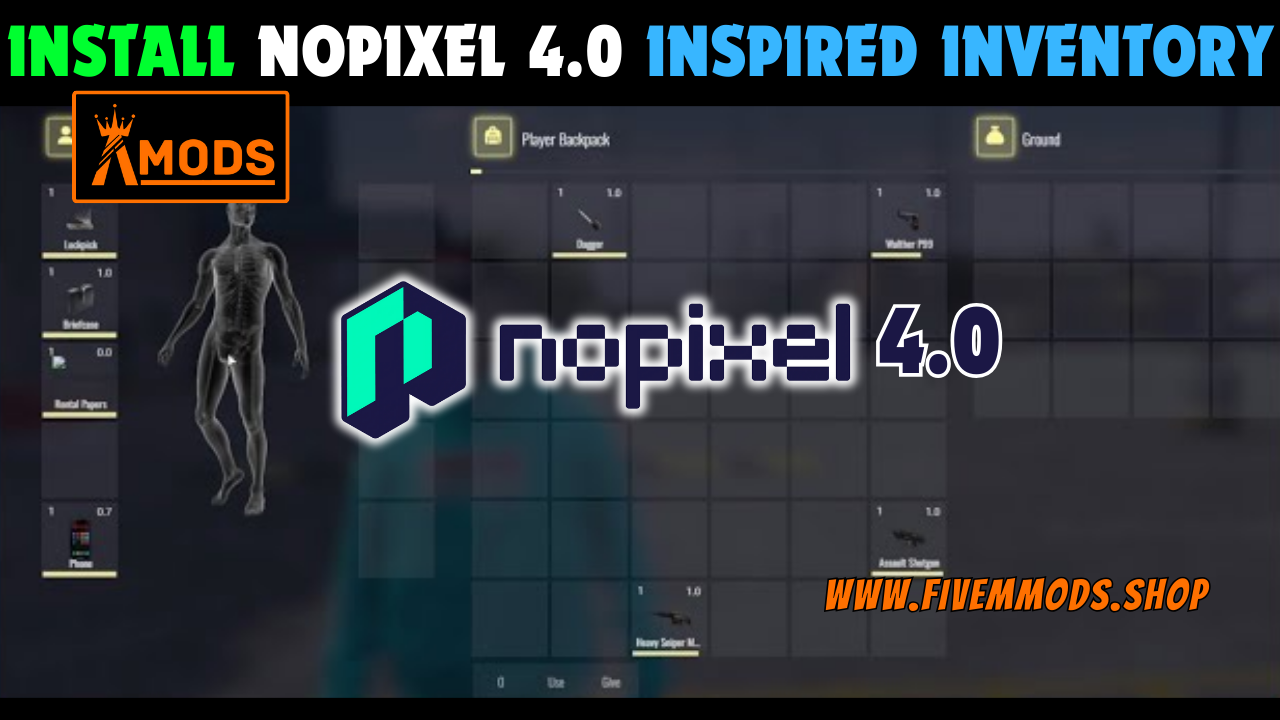 How to Install Nopixel 4.0 Inventory for free: 2024 Guide! - Fivem mods